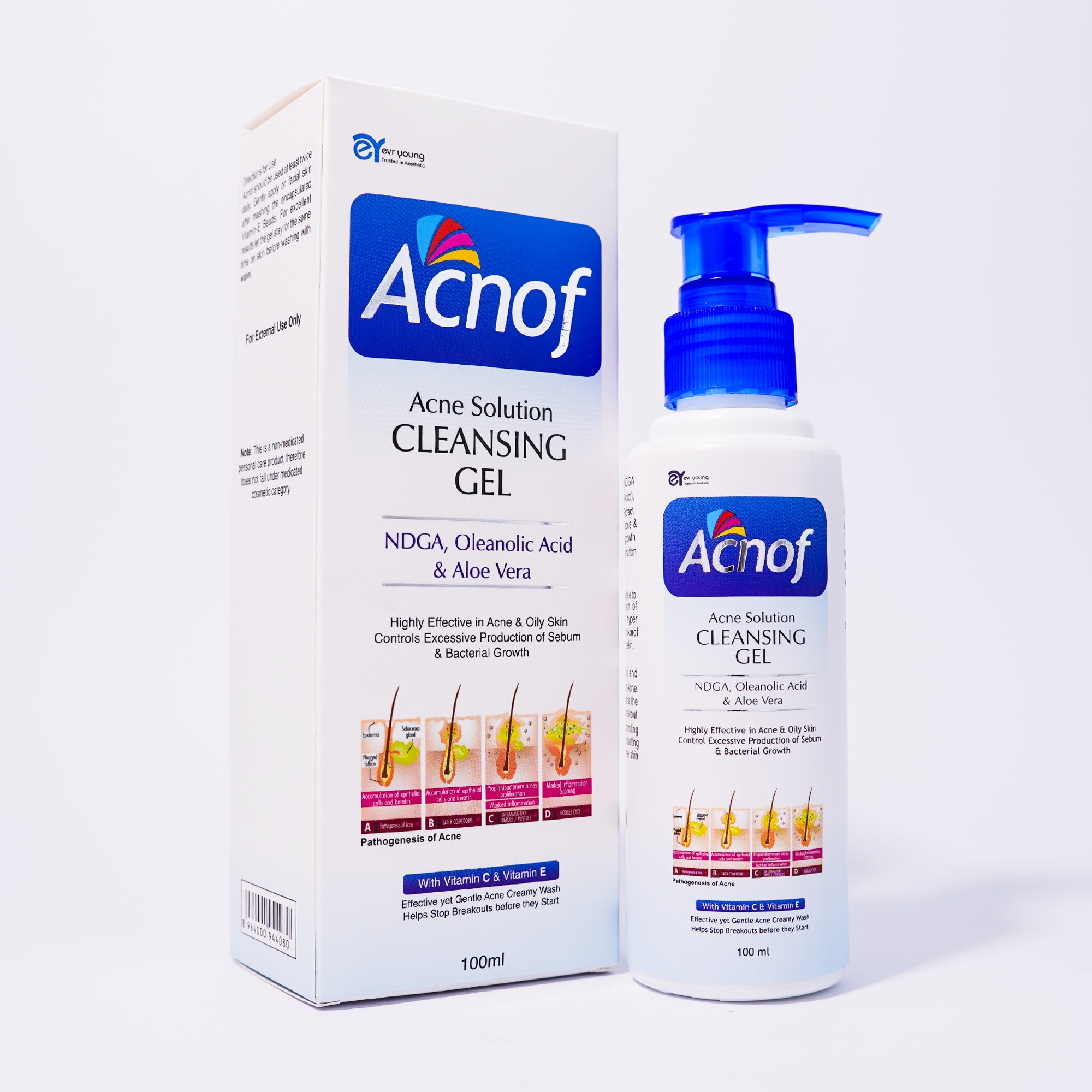 Best Acne Clear Face Wash in Pakistan - Acnof Cleansing Gel – Asraderm