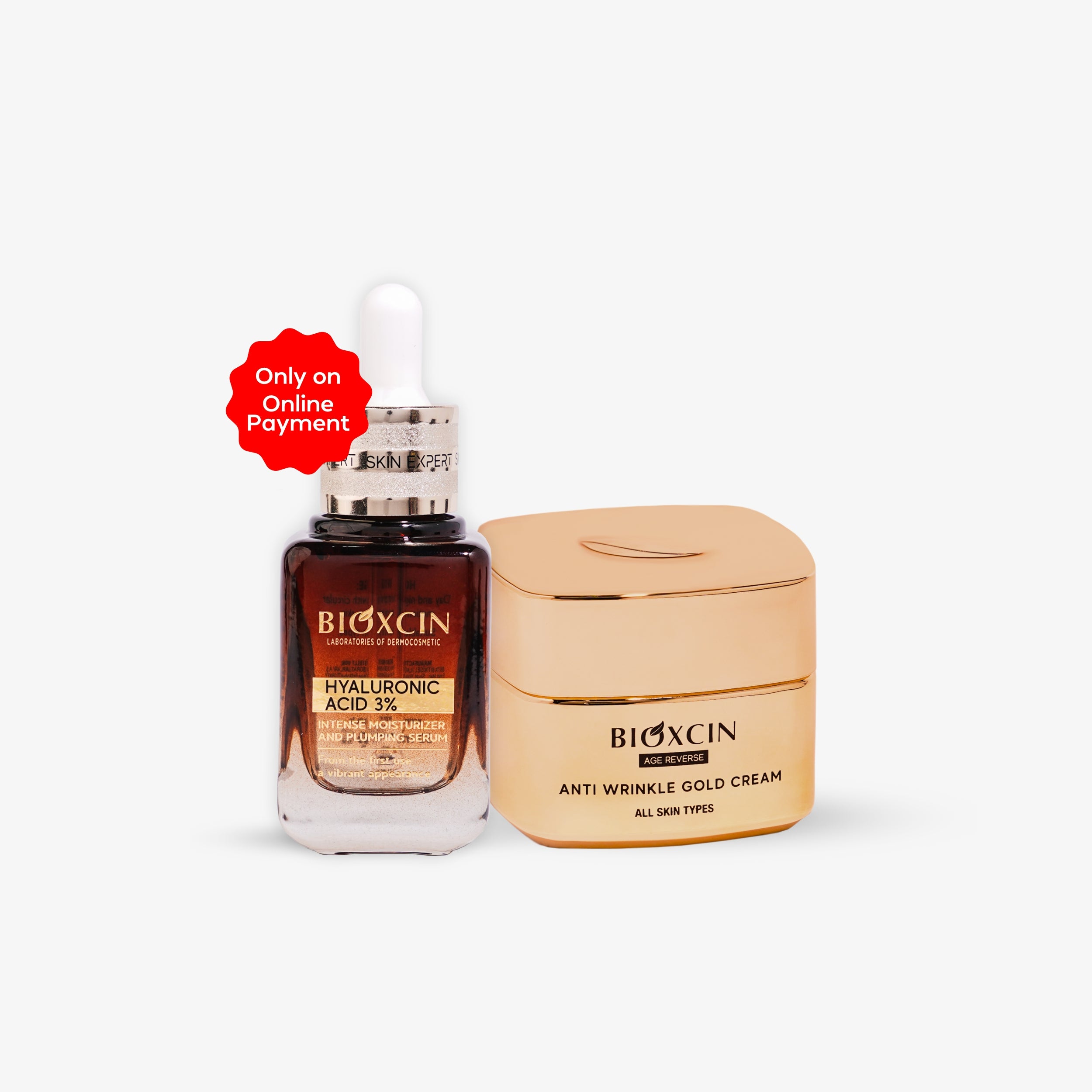 Bioxcin Premium Anti-Wrinkle Bundle: For all skin Types