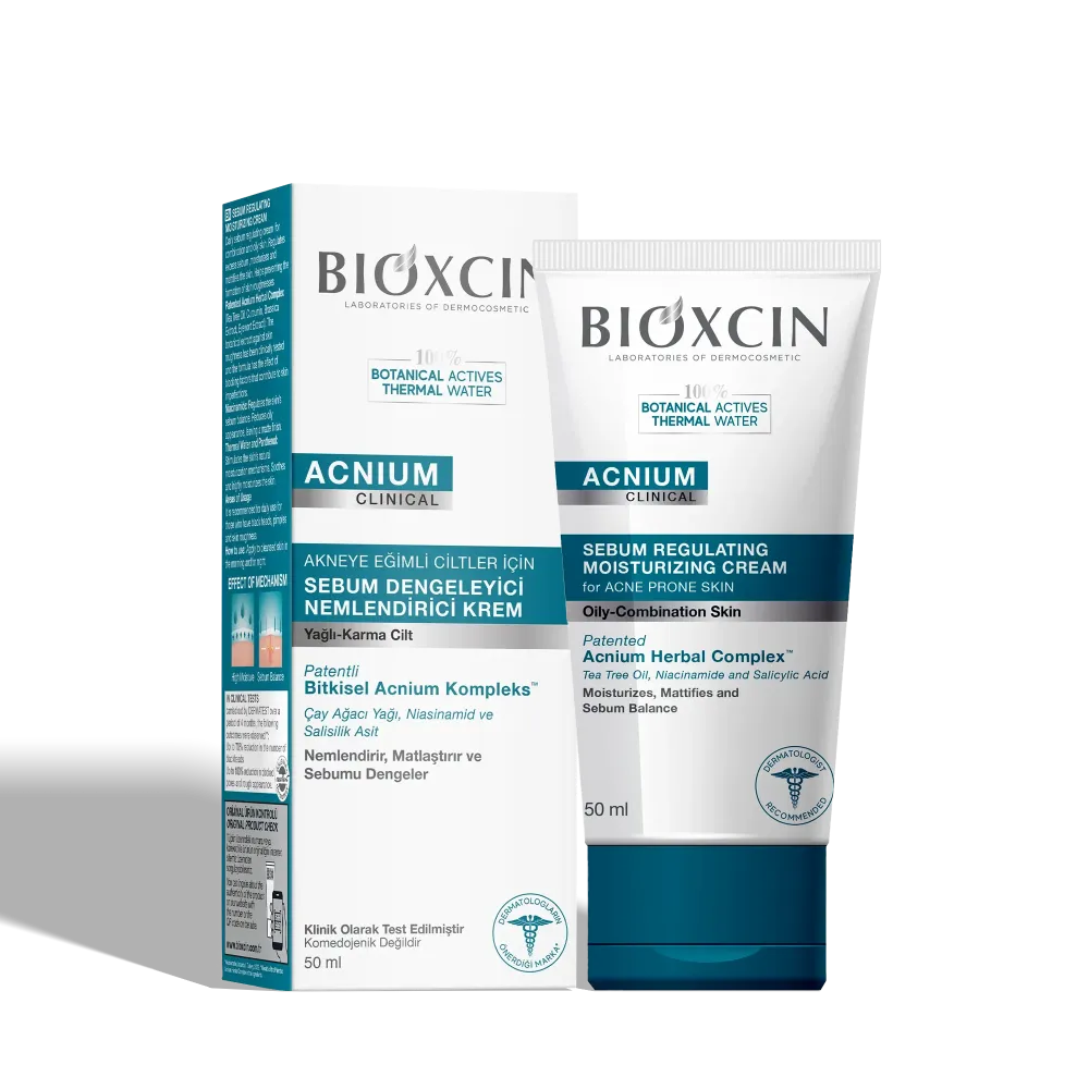 Bioxcin Acnium Sebum Balancing Moisturizing Cream