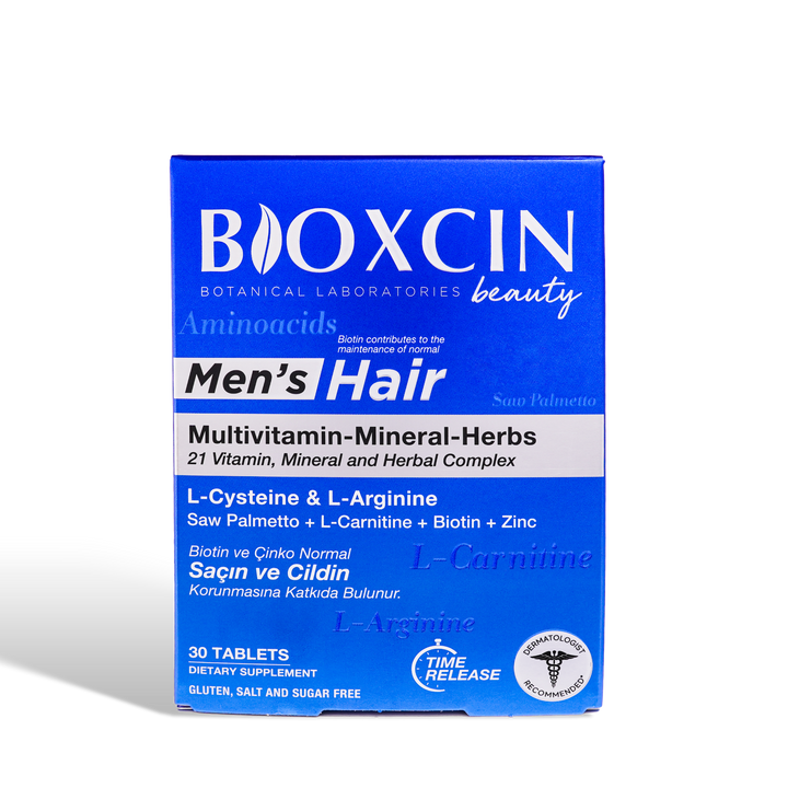 Bioxcin Men's Hair Tablet | Hair, Skin & Nail Health Supplement – Asraderm
