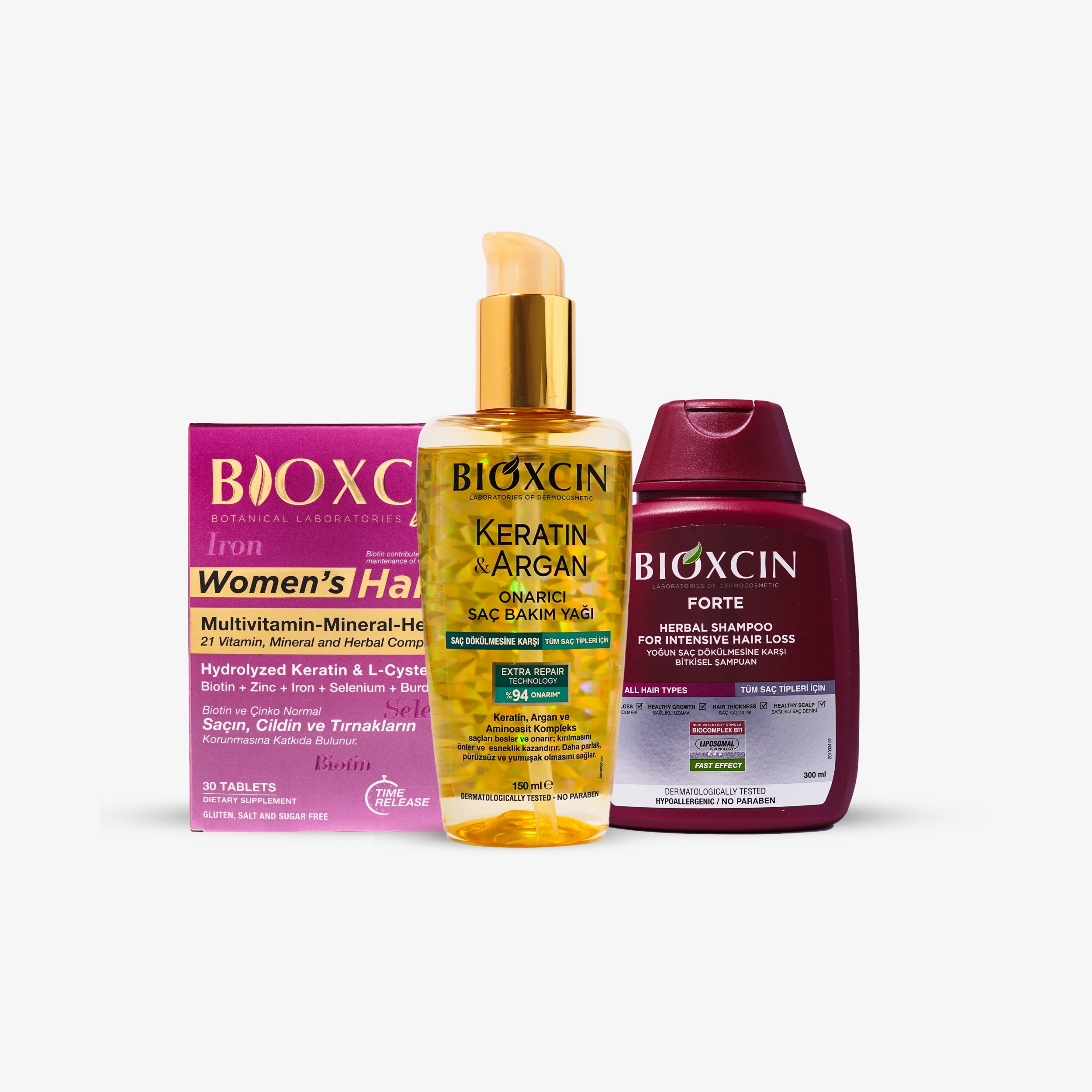 Bioxcin Hair Repair Bundle for Women – Asraderm
