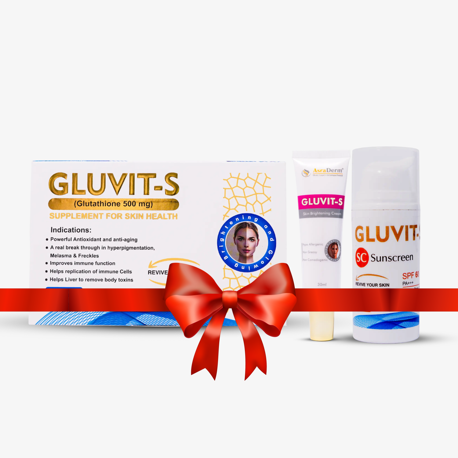 Gluvit-s Glow Getter Bundle | Best Skin Whitening Kit in Pakistan