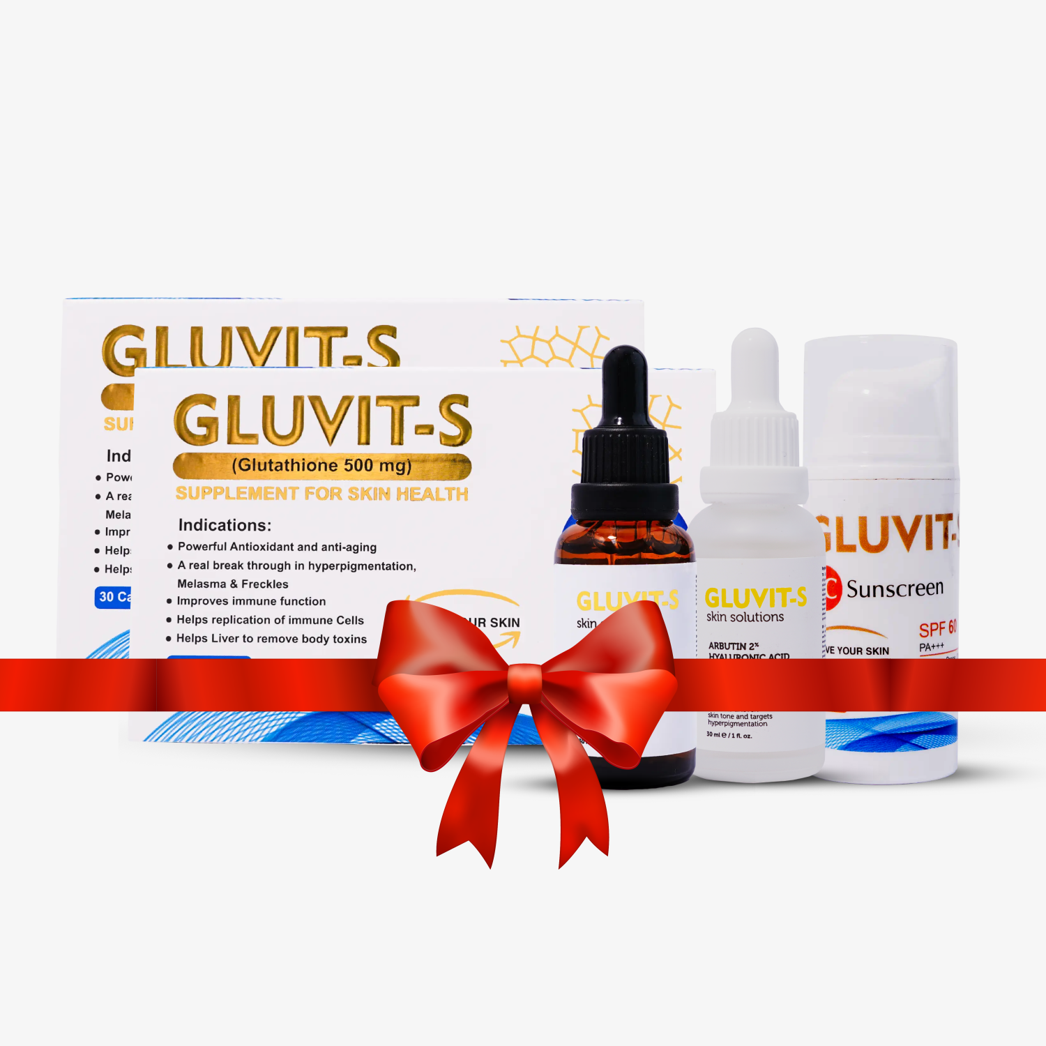 Gluvit-s Mega Radiance Bundle | Best Glowing Skin kit in Pakistan