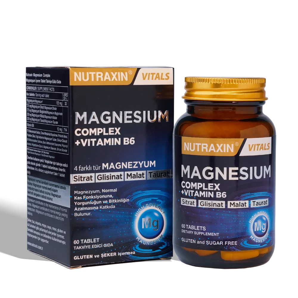Nutraxin Magnesium Complex + Vitamin B6 Tablets