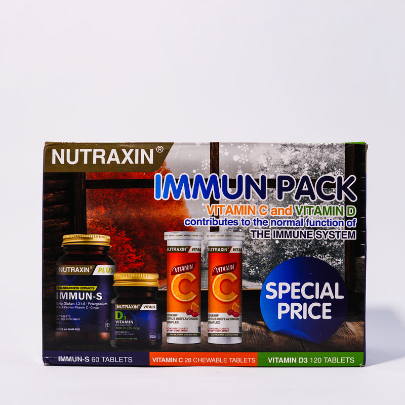 Nutraxin Immune Pack: Special Immunity Boosters – Asraderm