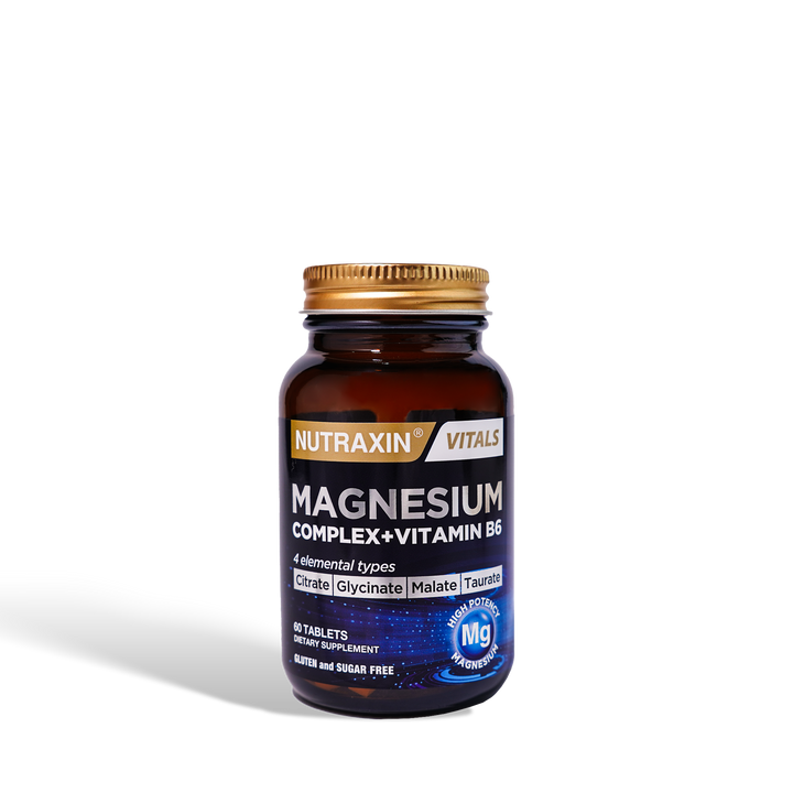 Nutraxin Magnesium Complex + Vitamin B6: Fight Fatigue & Boost Energy
